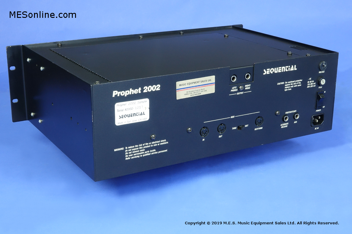 SCI Prophet 2002 Digital Sampler>